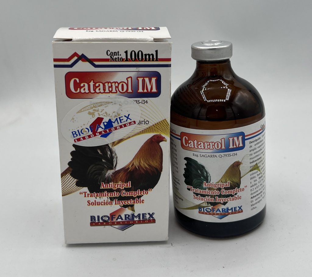 Catarrol IM 100ml INYECTABLE – Productos para gallos