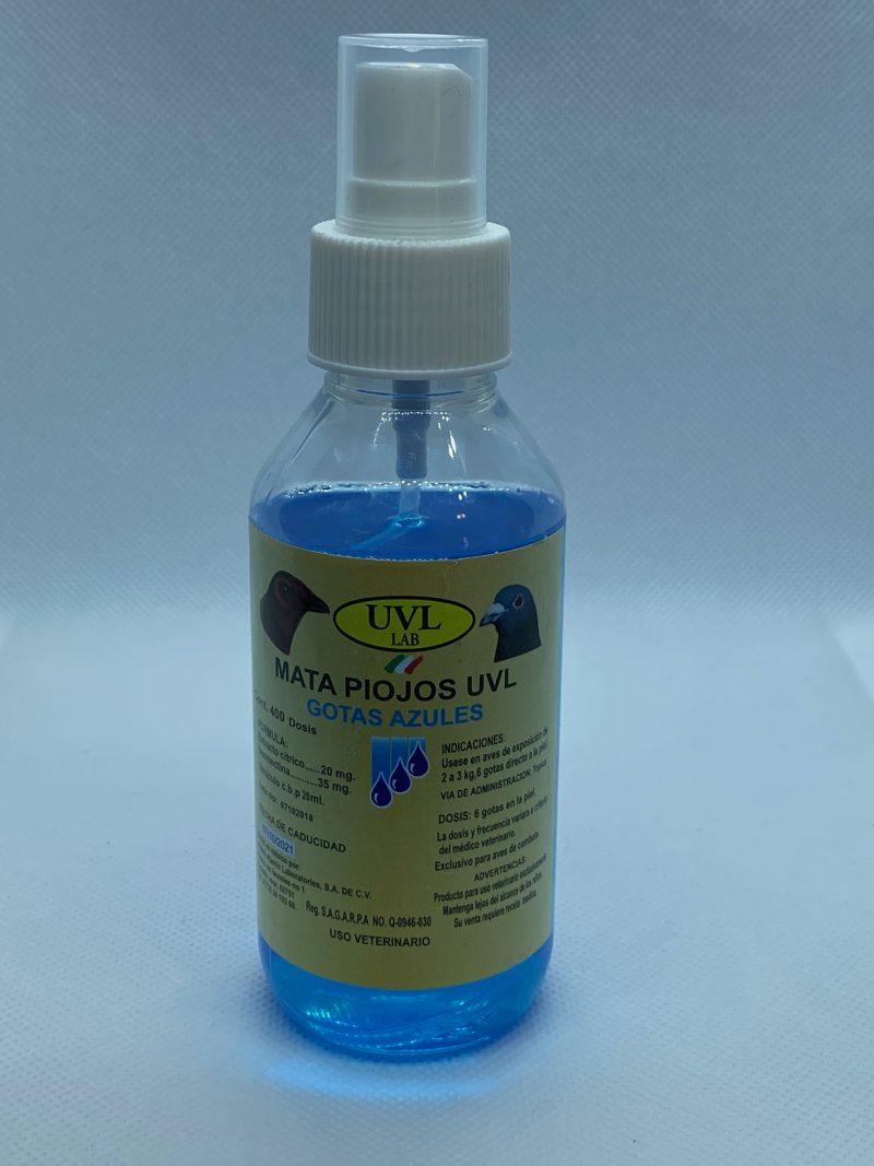 UVL MATA PIOJOS 400 DOSIS – Productos para gallos