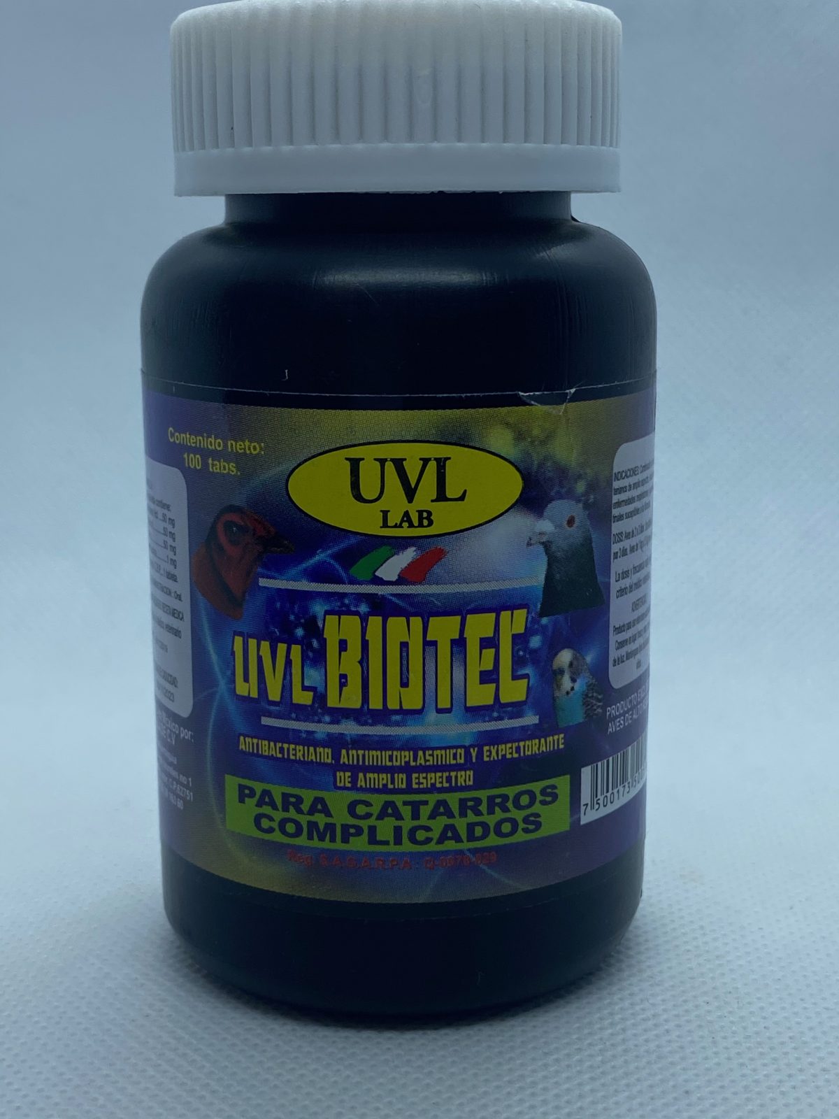 UVL BIOTEC 100 TABLETAS – Productos para gallos
