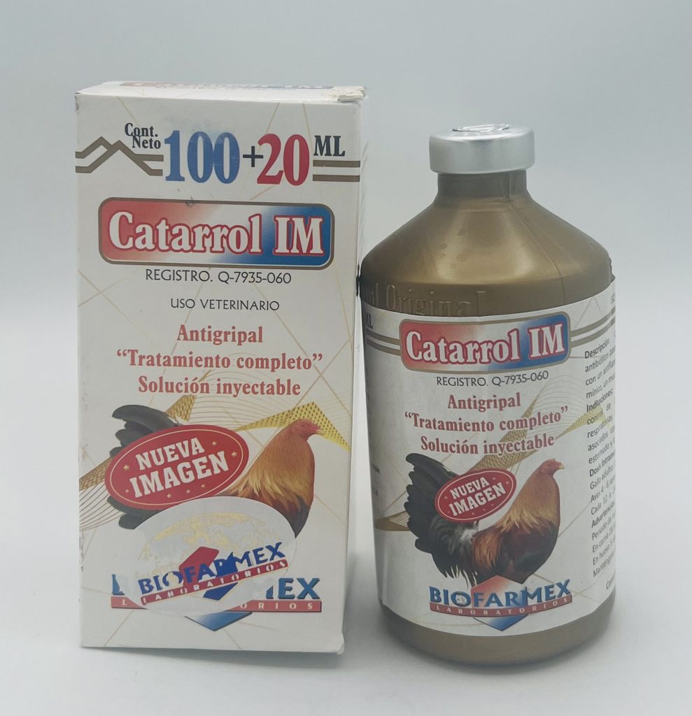 Catarrol IM 100ml INYECTABLE – Productos para gallos