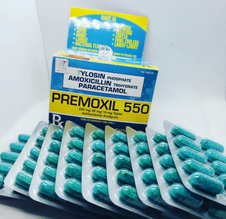 PREMOXIL 550 100 TABLETS – Productos para gallos