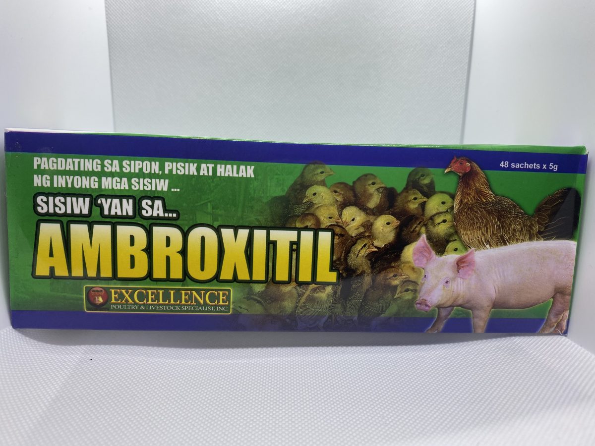 AMBROXITIL 48 SACHETS (5G EACH) – Productos para gallos