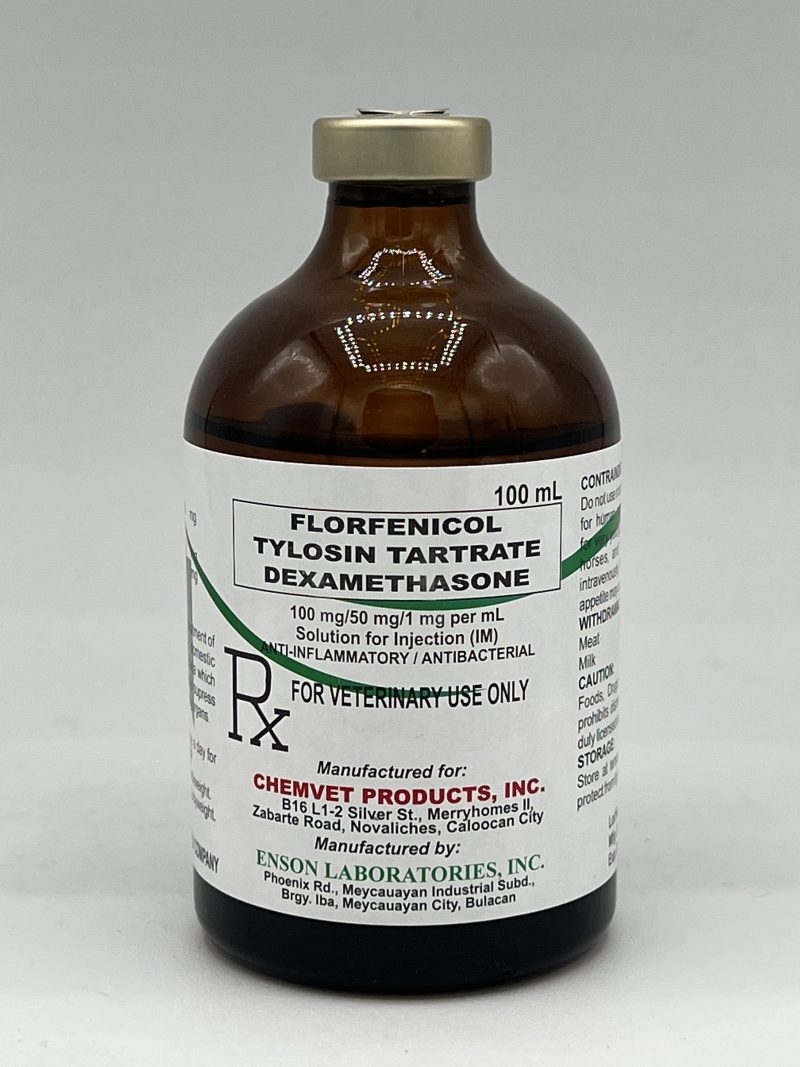 Florfenicol 100ml – Productos para gallos