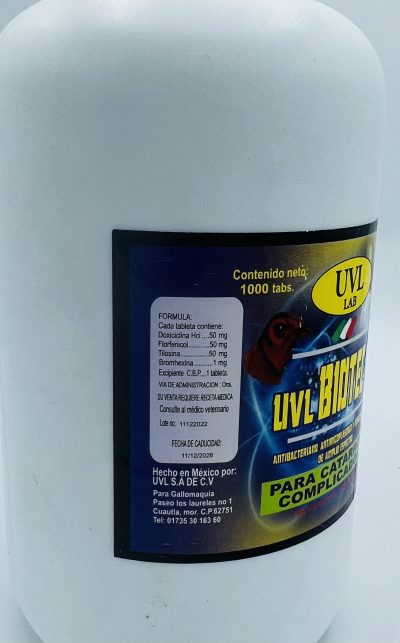 Biotec 1000 tabletas – Productos para gallos