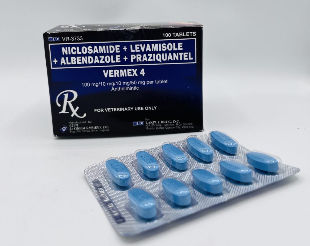 Vermex 4 100tablets – Productos para gallos