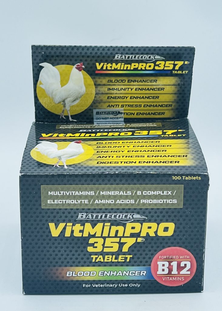 VitMin Pro 357 100tablets – Productos para gallos